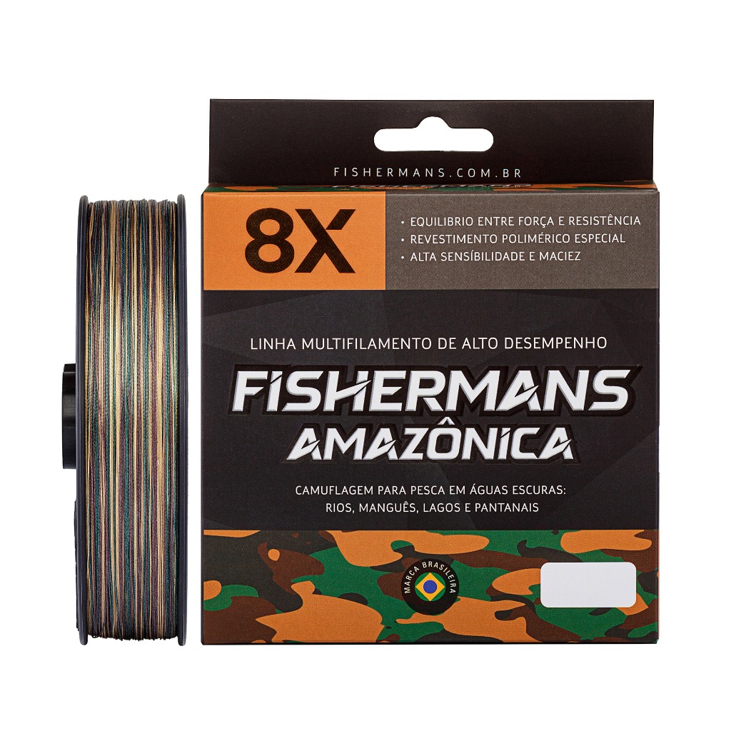Linha De Pesca Fishermans Multifilamento 8x 150m | Shopee Brasil