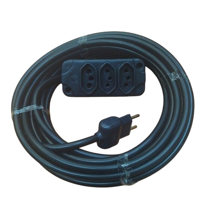 EXTENSÃO CABO PP 3MTRS FORCESTART PLUG 2 PÓLOS CERTIFICADO ( INMETRO ) 3 CAVIDADES | Shopee Brasil