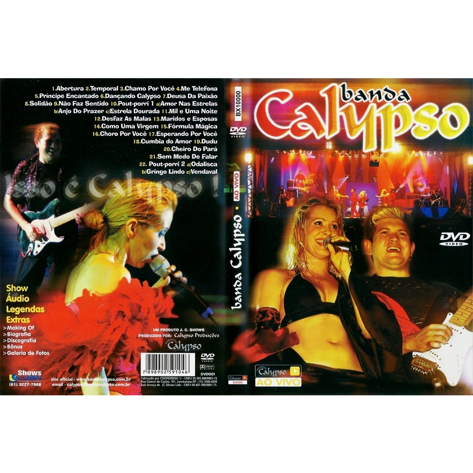 BANDA CALYPSO AO VIVO 2003 SP | Shopee Brasil