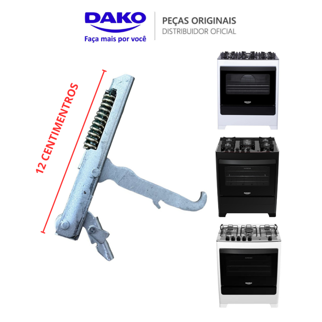 DOBRADIÇA MOLA ORIGINAL FOGÃO DAKO SUPREME 4 E 5 BOCAS PRONTA ENTREGA ...