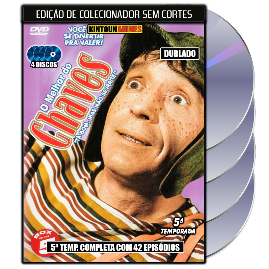 Chaves 5ª Temporada Completa E Dublada Em Dvd | Shopee Brasil