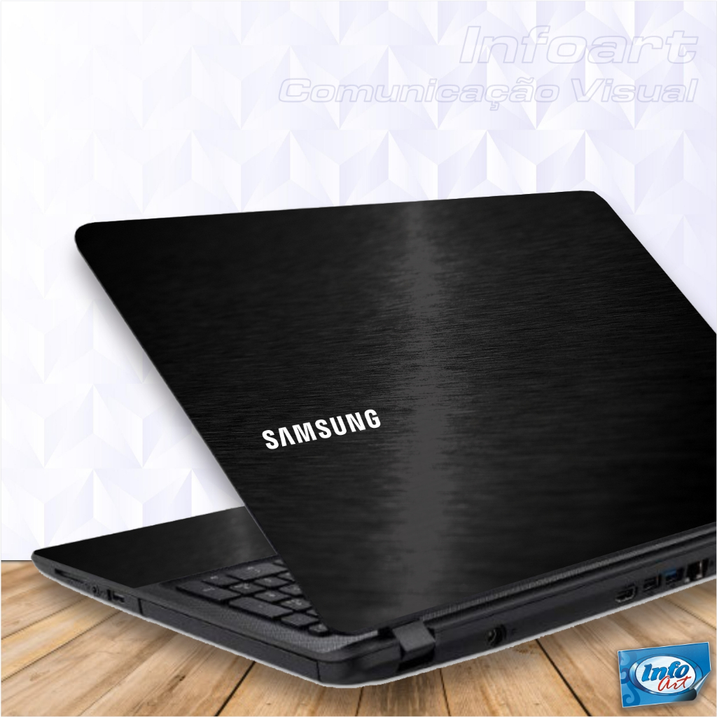 Adesivo Skin Notebook Samsung Book Np550xda - Tampa + Logo da Samsung ...