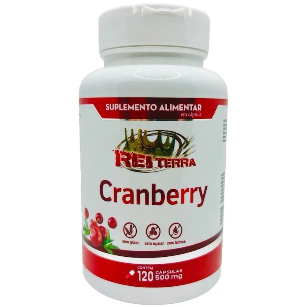 Cranberry 120 Cápsulas 500mg - Rei Terra | Shopee Brasil