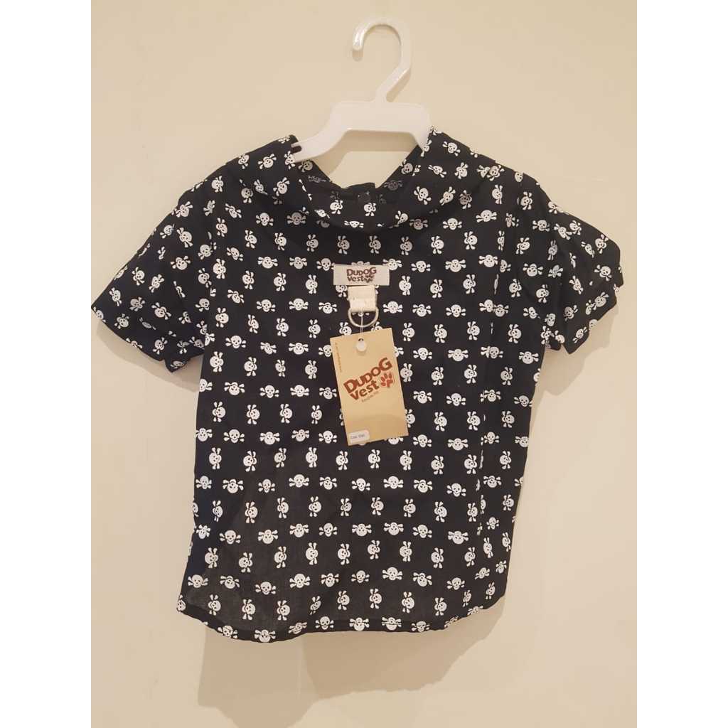 Camisa Para Cachorro DuDog Vest Caveira/Skull | Shopee Brasil