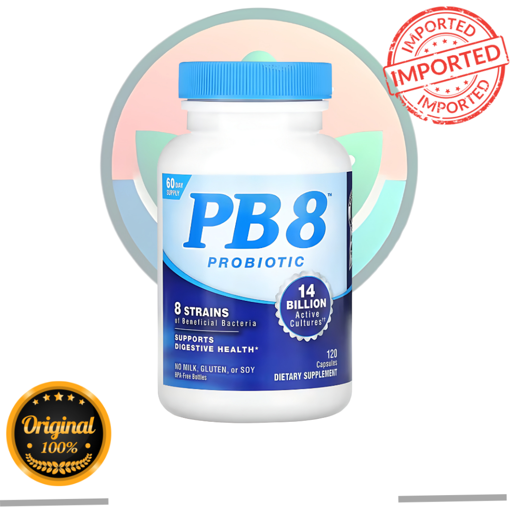PB8 Probiotico 14 Bilhões – Alta Potencia – Probiótico - 120 Cápsulas ...
