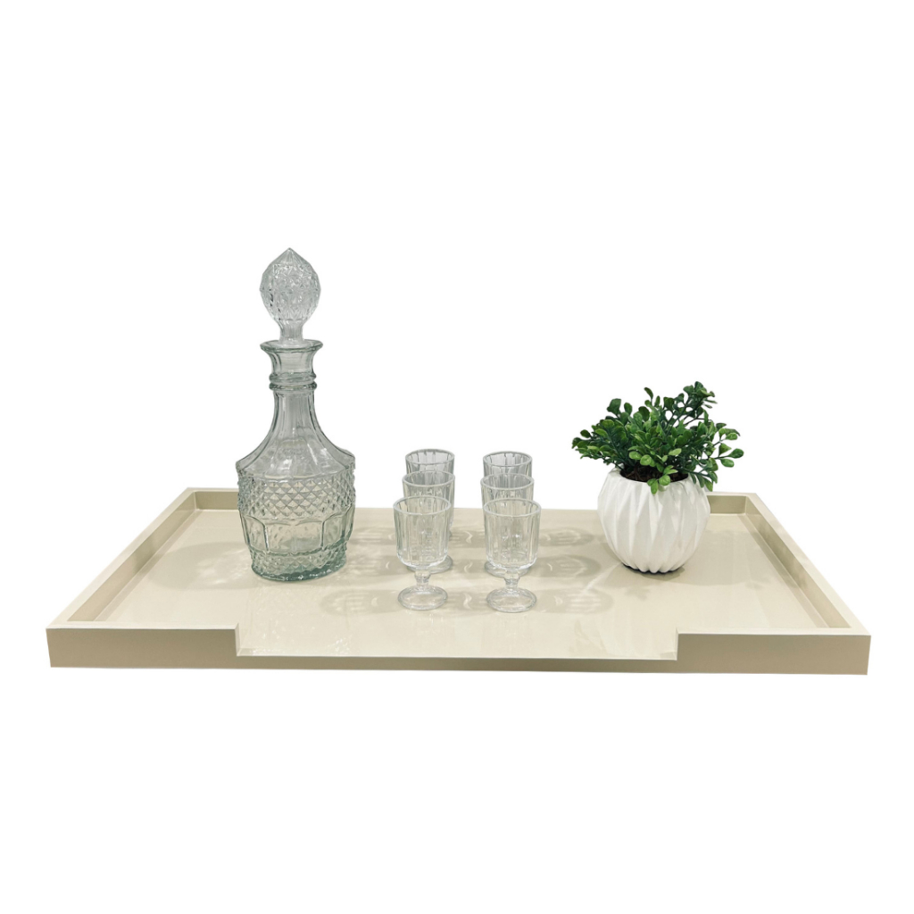 Bandeja decorativa para cantinho do café bebidas bar grande 60x35 linda ...