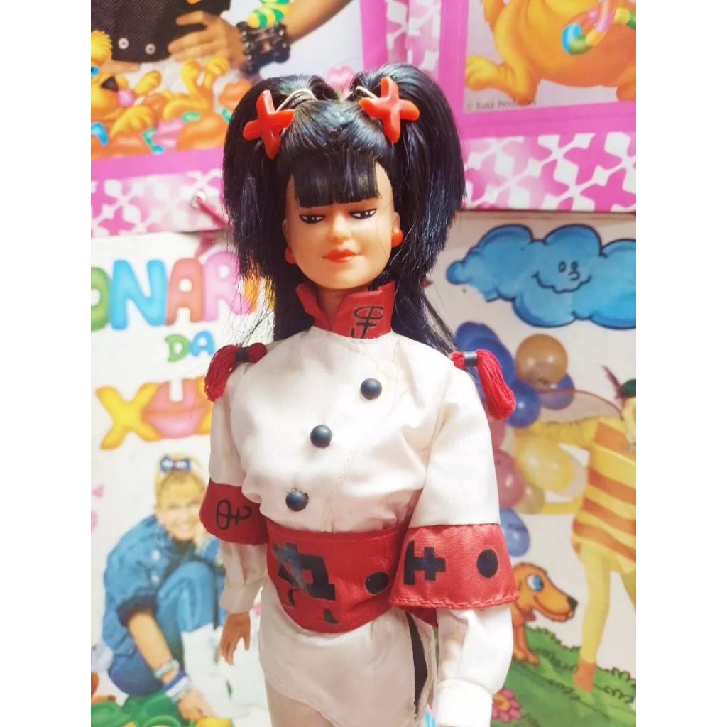 Rara Boneca Xuxa Xuxinha Japonesa Volta Ao Mundo Completa Coleção Mimo ...