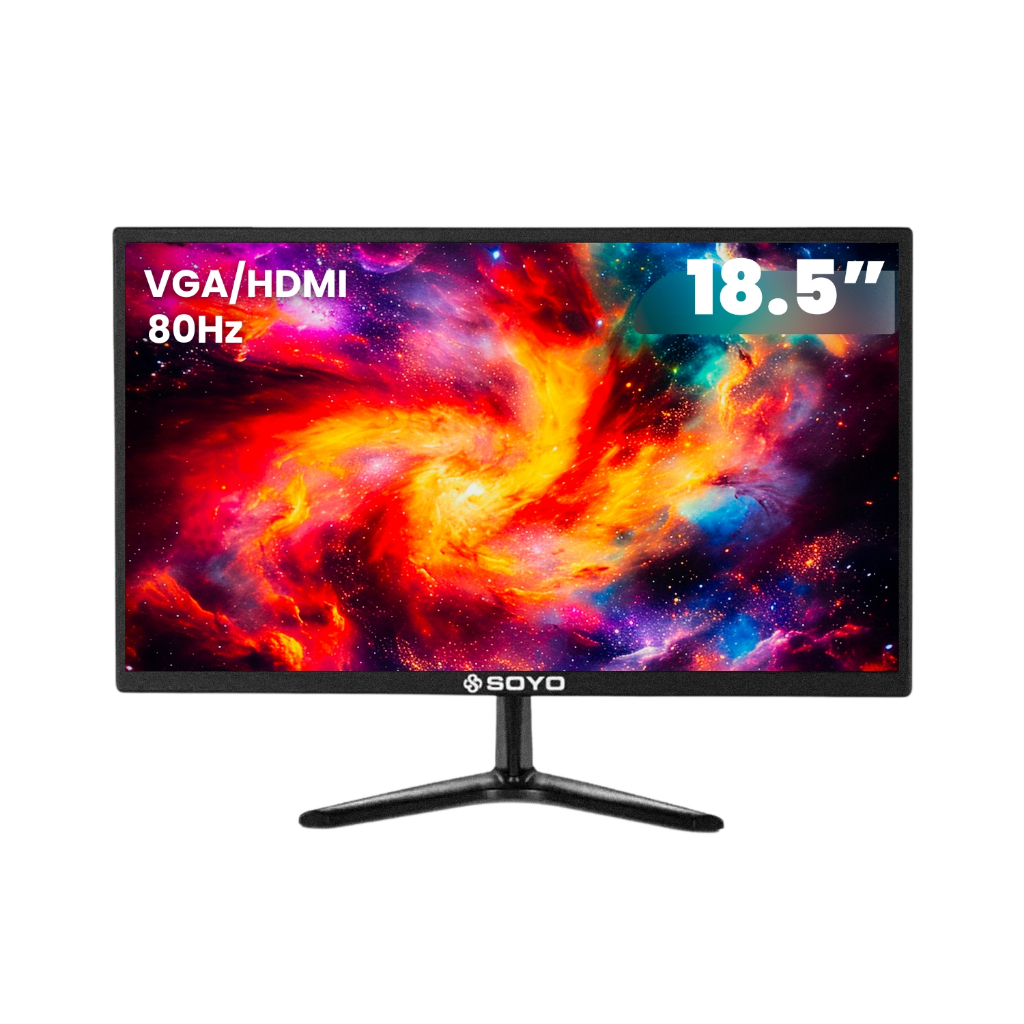 Monitor Soyo 18.5: Hd, Hdmi, Vesa - Ideal Home Office, Desempenho Impecável, Compacto e ...