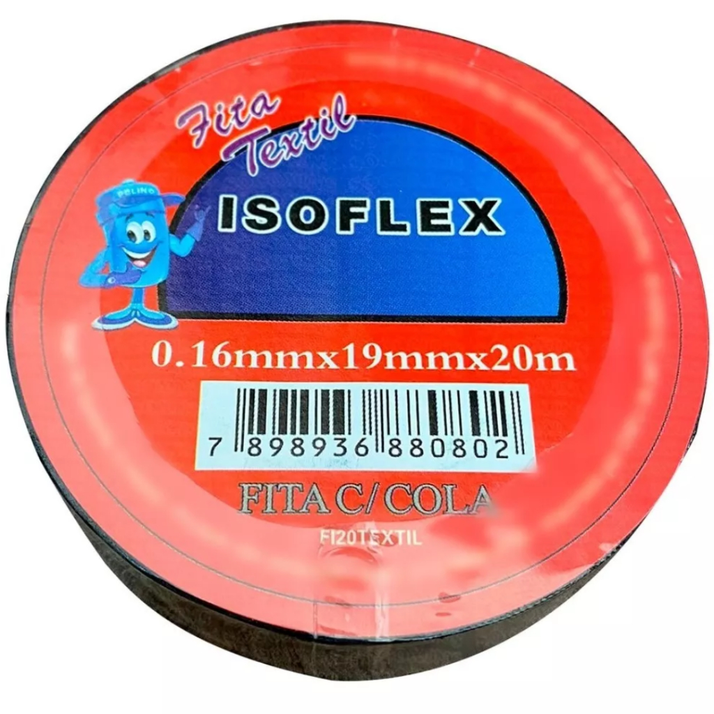 Fita Isolante De Tecido C/cola Para Chicotes Original 20mts | Shopee Brasil