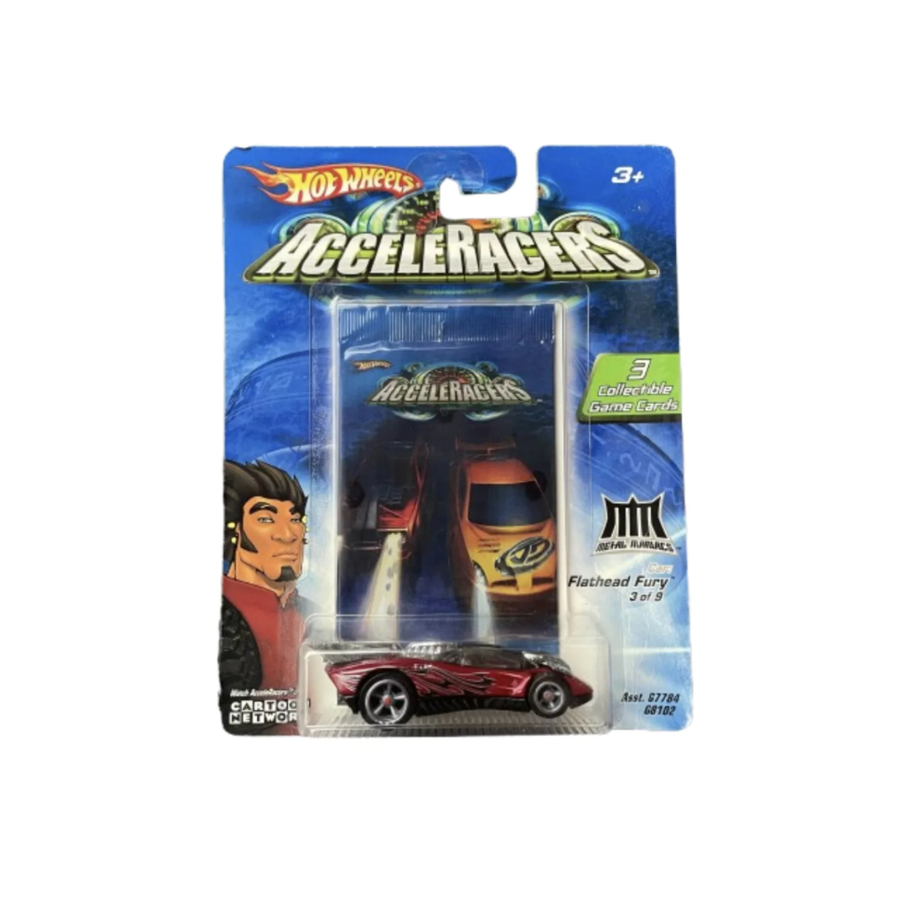Hot Wheels Acceleracers - Flathed Fury Metal Maniacs 1:64 | Shopee Brasil