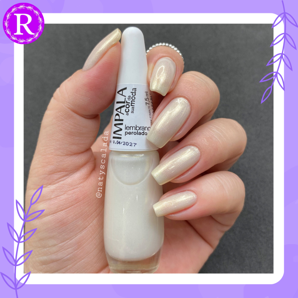 Esmalte Impala Lembranças Coleção A Cor Da Sua Moda Perolada 7,5ml ...