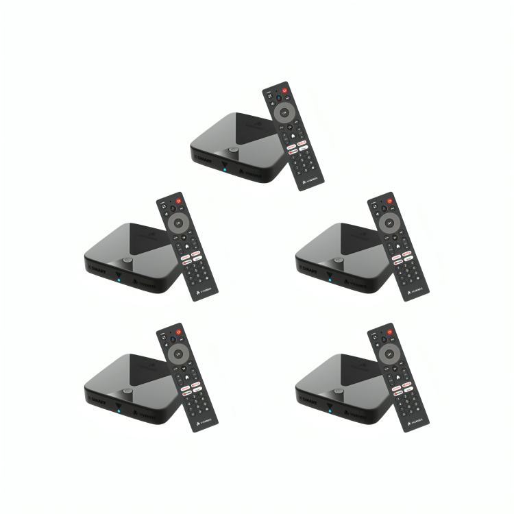 Kit 5 Receptor Digital Vivensis Vx Smart Box Sat Hd Android Tv | Shopee ...