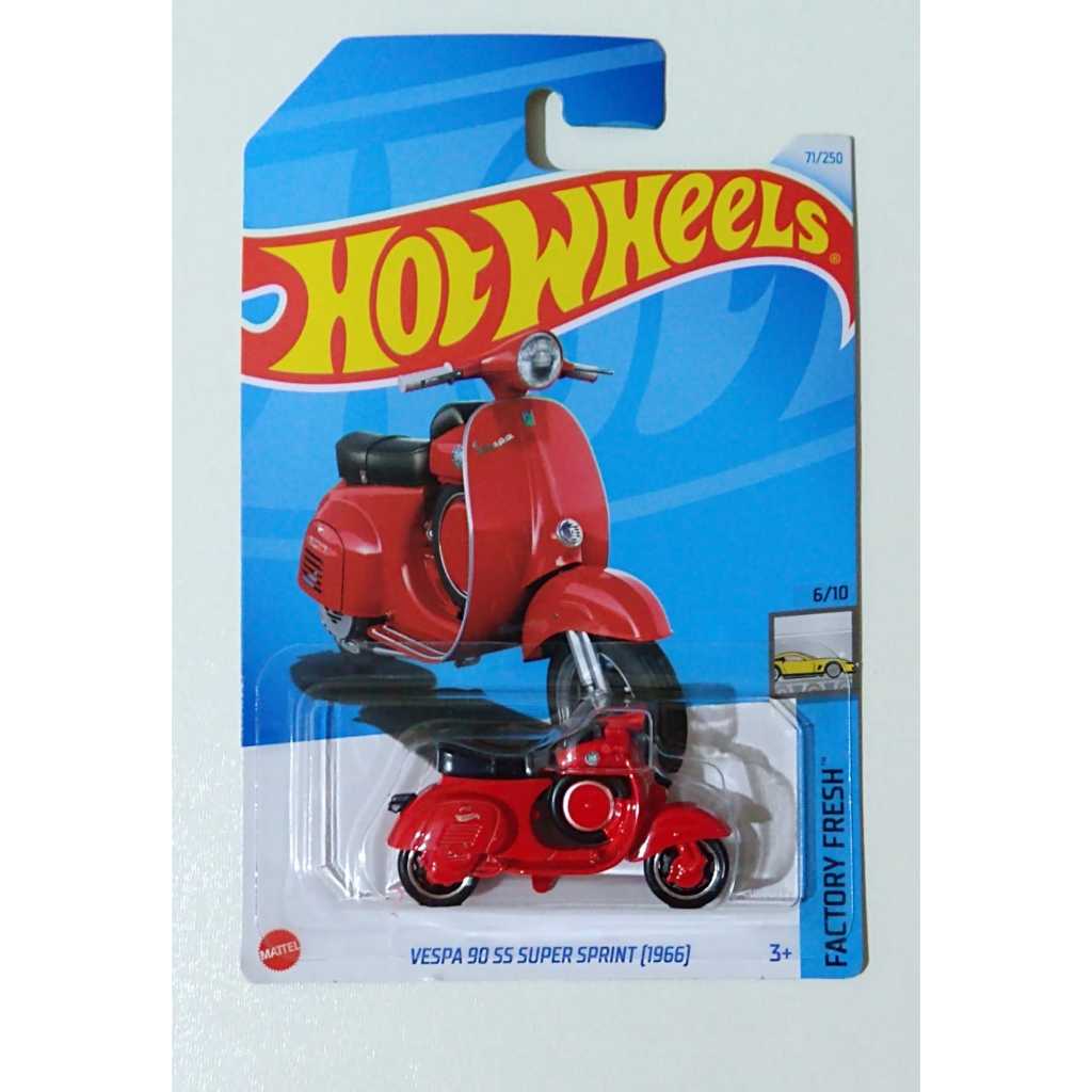Hot Wheels - Vespa 90 SS Super Sprint (1966) 2024 - Moto - HRY52 | Shopee Brasil