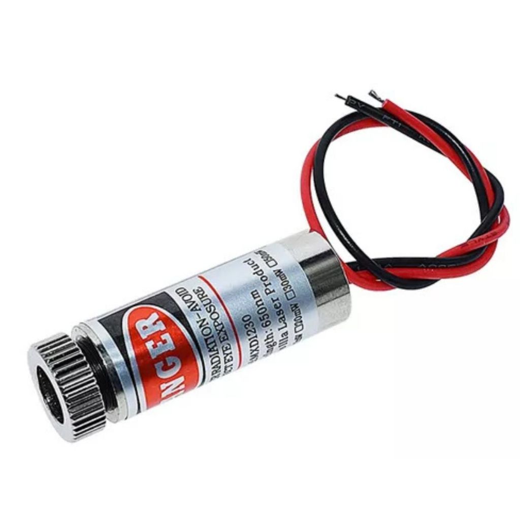 Módulo Laser Formato Ponto (circular) 5mw 650nm 5v [ CÓDIGO 705 ...