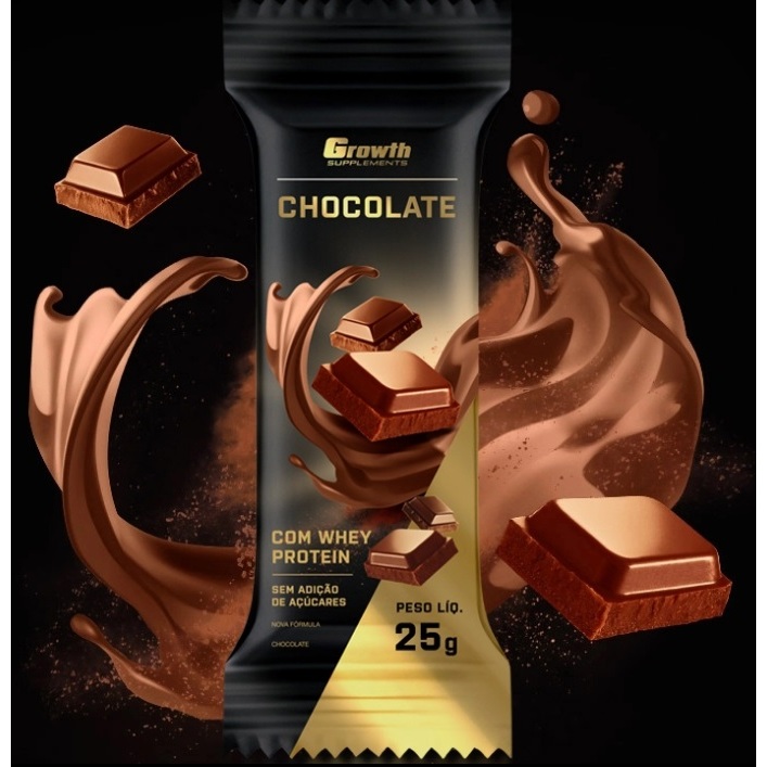 Chocolate Fit com Whey Protein - 1x Caixa Fechada com 8 unidades ...