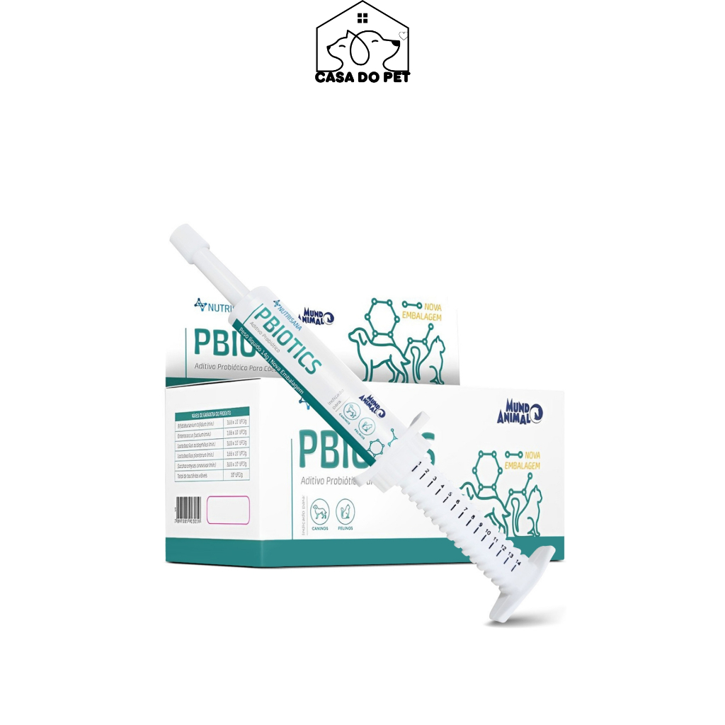 Probiótico Pbiotics Suplemento Alimentar Para Cães E Gatos - Caixa com ...