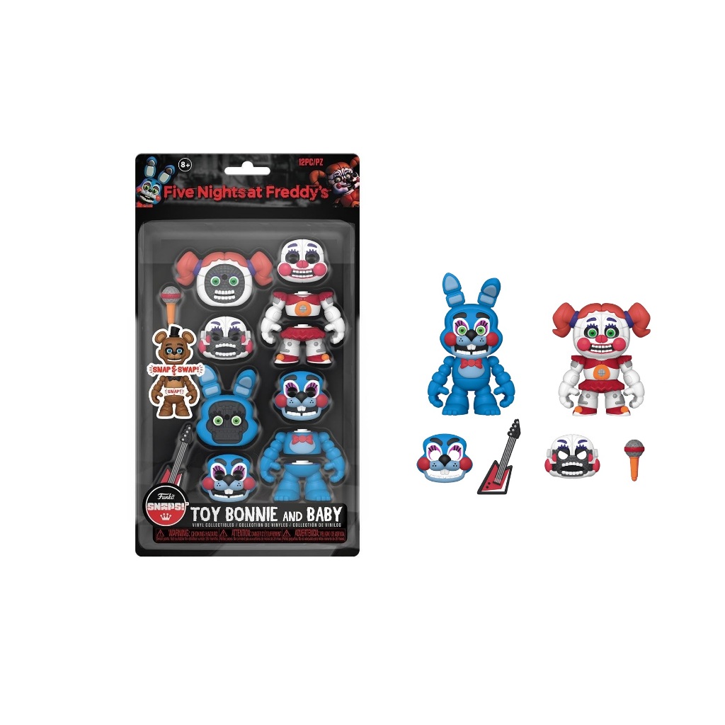 Funko Snaps Toy Bonnie And Baby Five At Freddys Pk | Shopee Brasil