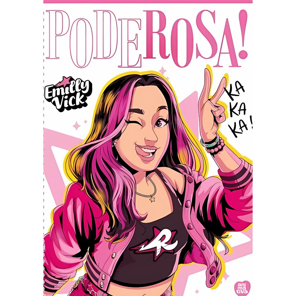 Caderno Capa Dura Emily Vick Youtuber Tropa Dos Rosa personalizado | Shopee Brasil