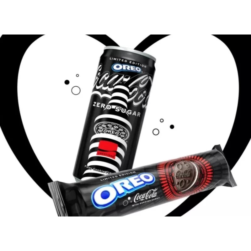 Kit com 1 Coca-Cola Biscoito Oreo 90g + 1 Coca-Cola Creations Lata ...