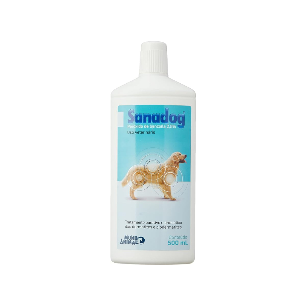 Shampoo Mundo Animal Sanadog Para Cães 500ml | Shopee Brasil