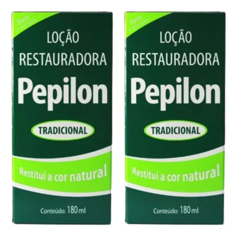 2 Loções Restauradoras Tradicional 180ml cada - Pepilon | Shopee Brasil