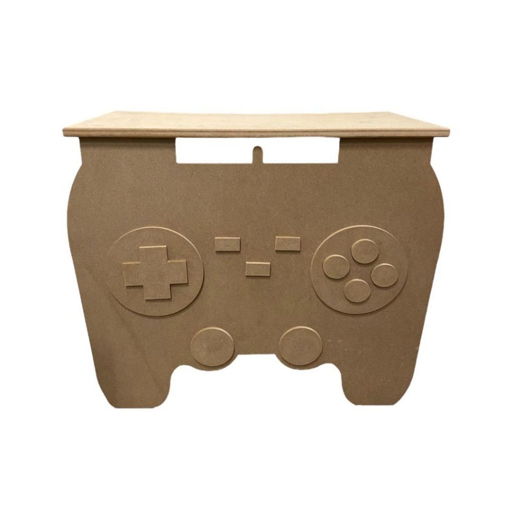 Festa Mesa Vídeo Game MDF Cru Desmontável Para Decoração | Shopee Brasil
