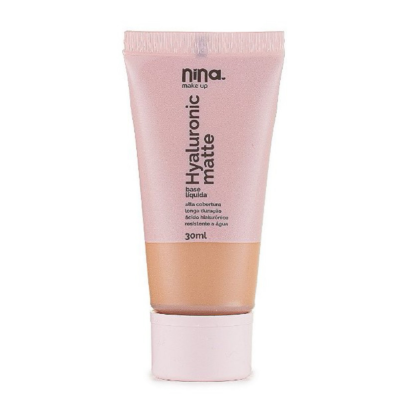 NINA BASE LIQ. HYALURONIC MATTE | Shopee Brasil