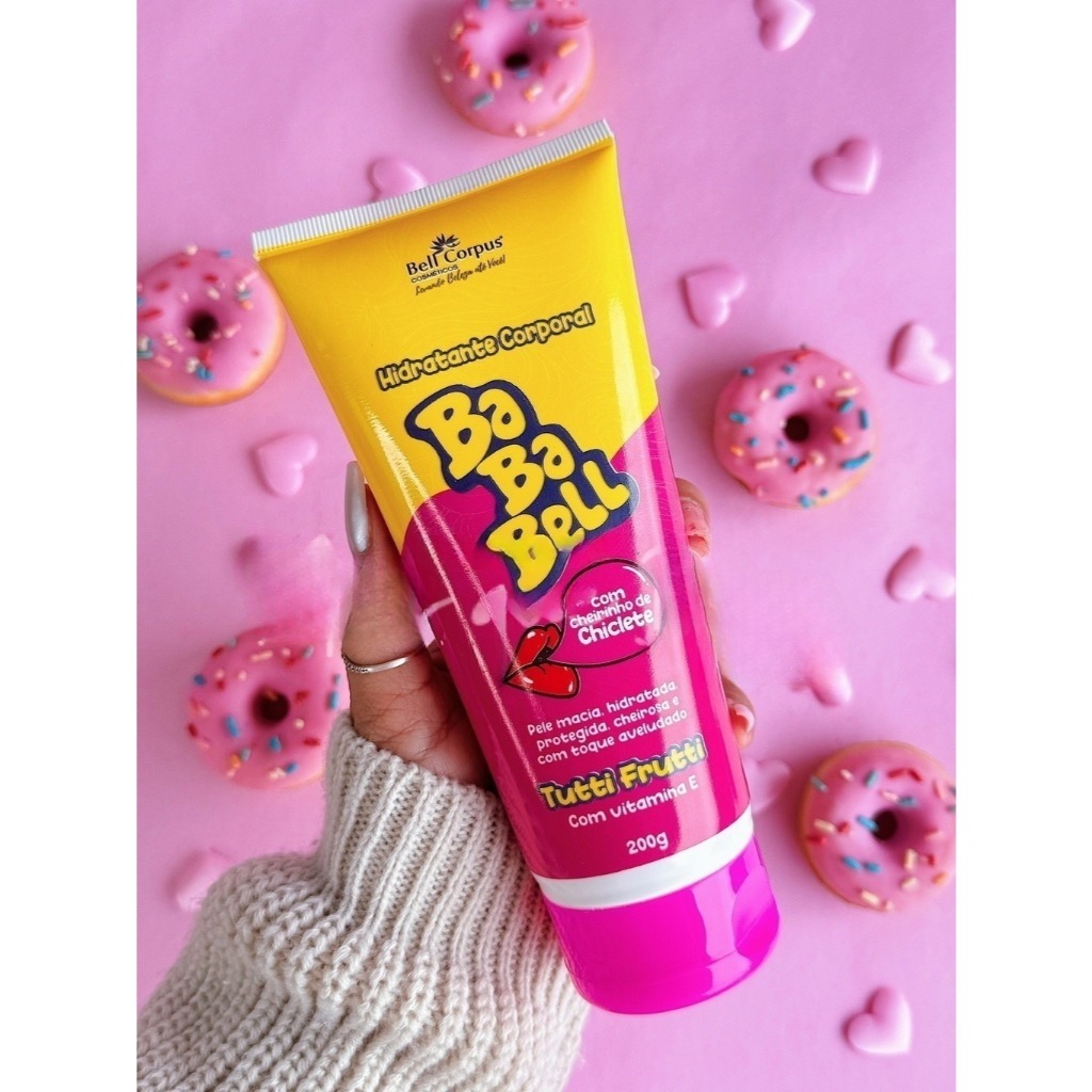 Creme Hidratante Corporal Bababell Cheiro de Babalu Tutti Frutti 200g ...