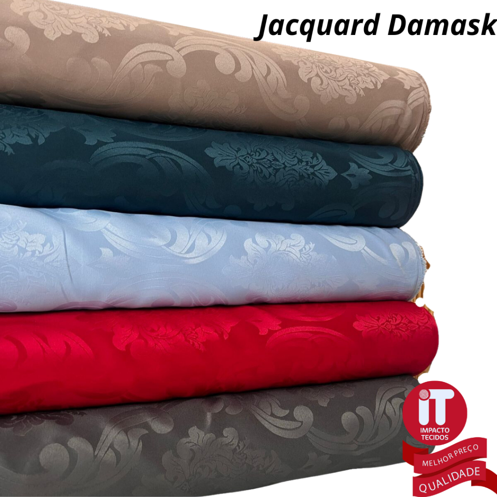 TECIDO Jacquard Damask 1 Metro X 2 80 PARA CORTINAS TOALHAS E DECORA O