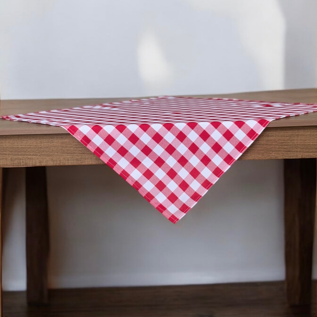 Toalha de Chá 70x70cm em Tecido Oxford Xadrez | Shopee Brasil