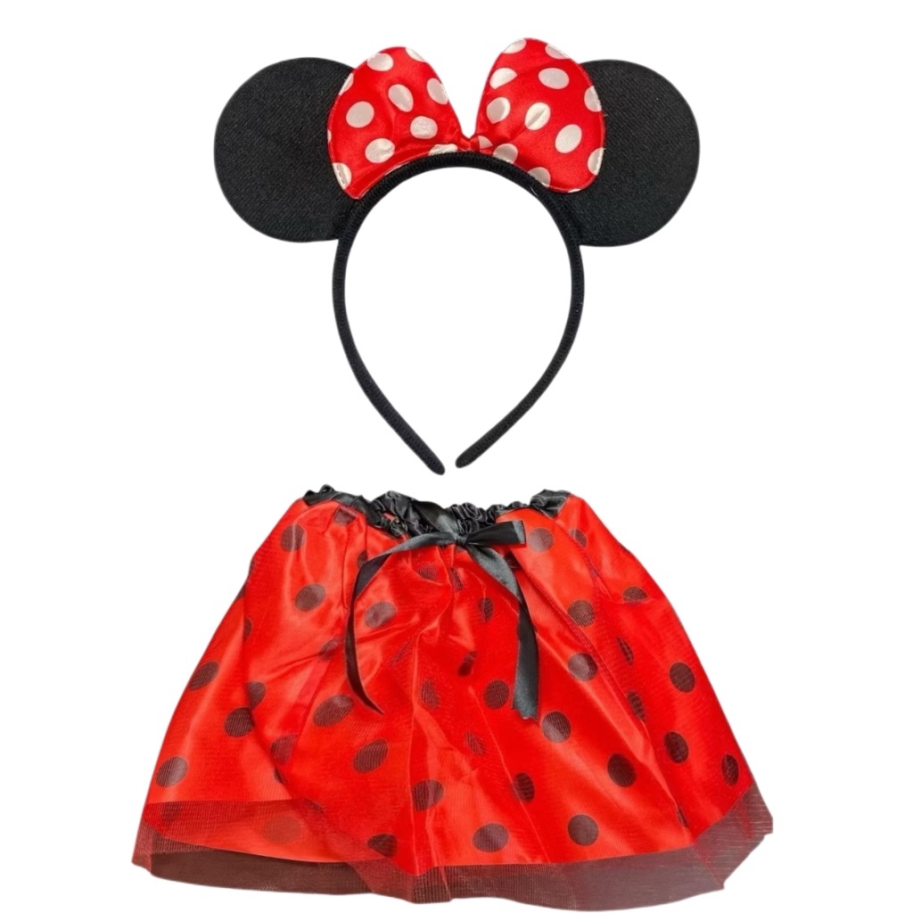 KIT Fantasia Infantil Minnie Carnaval - Kit 2 Peças com Asa Saia de ...