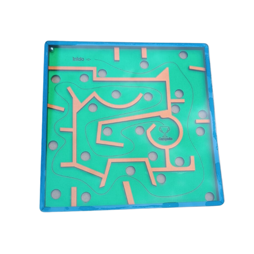 Labirinto Brinquedo Educativo/Pedagógico bolinha metal | Shopee Brasil