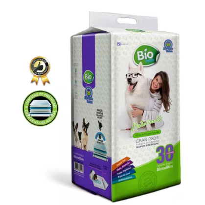 Tapete Higiênico para pets BIO PADS 80x60 com 30 unidades | Shopee Brasil