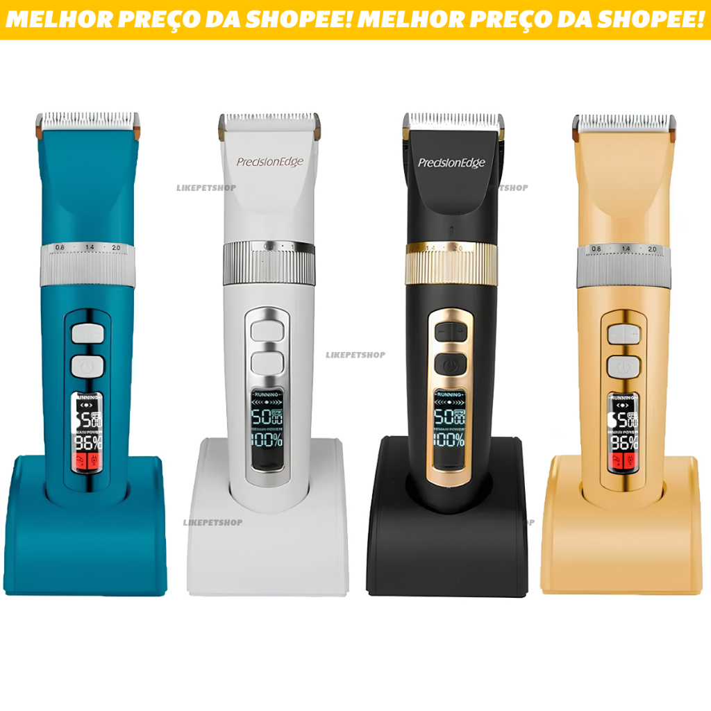 Máquina de Tosa Edge S/Fio A8S Profissional Sem Fio Precisa Ideal para ...