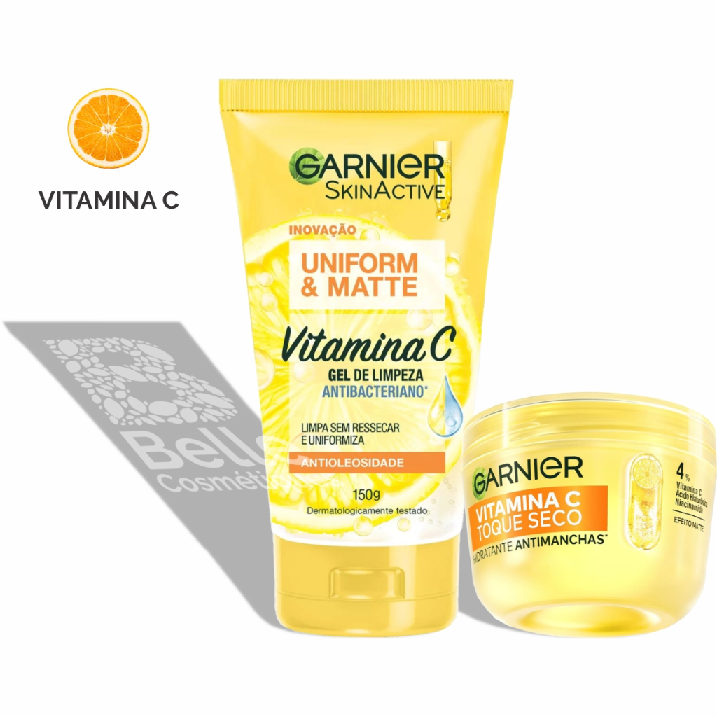 Gel de Limpeza Uniform&Matte 150g e Hidratante Facial Antimanchas 85g ...