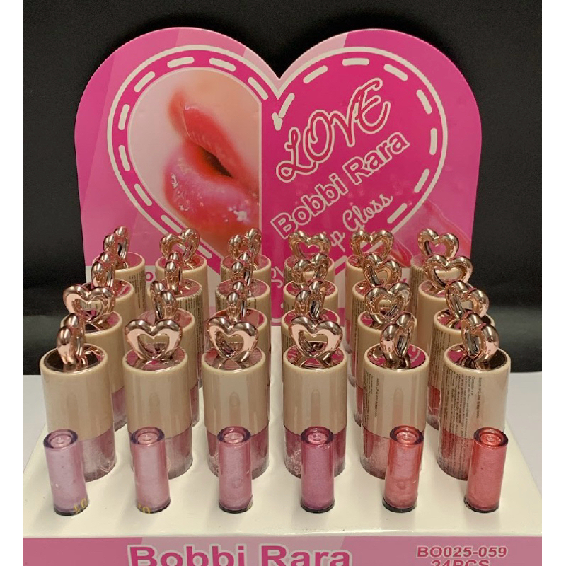 BOX C/24 GLOSS BOBBI RARA LOVE | Shopee Brasil