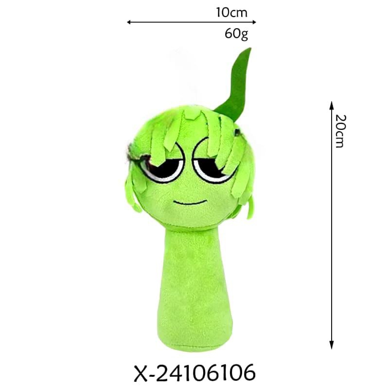 Pelúcia Sprunki incredibox Verde 20cm | Shopee Brasil