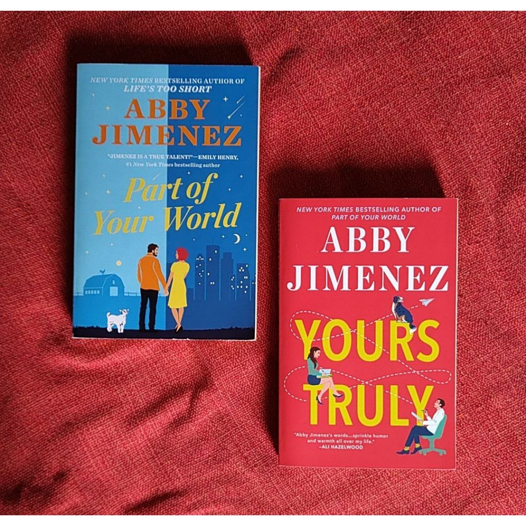 LIVROS IMPORTADOS Part of Your World / Yours Truly (Abby Jimenez) | Shopee Brasil