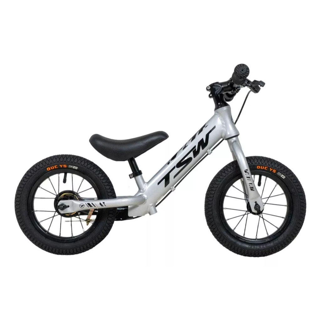 Bicicleta De Equilíbrio Aro 12 Para Bike Motion Balance TSW Sem Pedal Cinza | Shopee Brasil