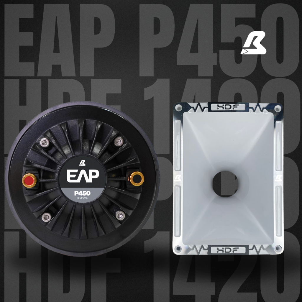 Driver TI Poliimida Ferrite Eap Estranho P450 8 Ohms 2 POLEGADAS + LENTE EXPANSOR CORNETA HDF ...