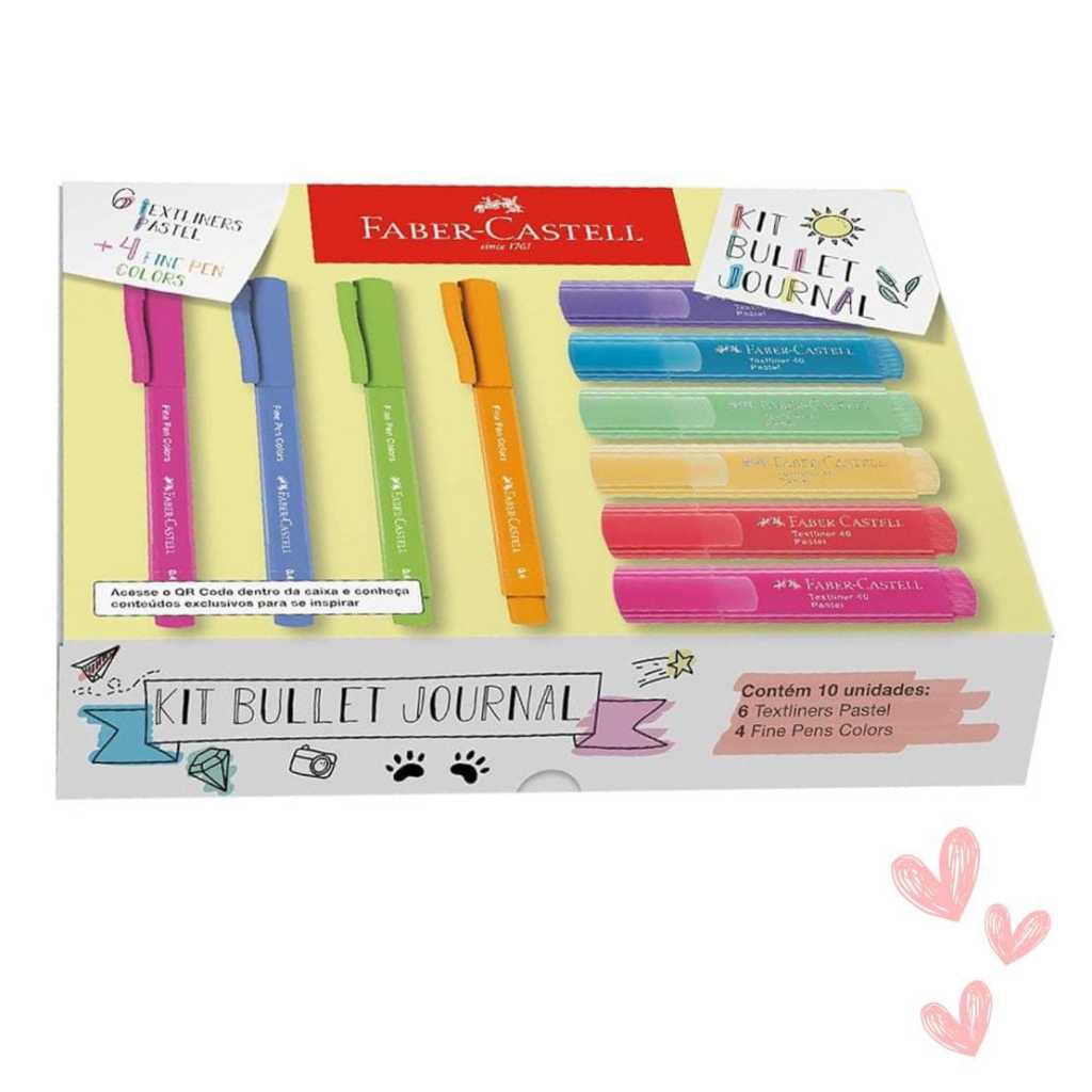 Kit Faber Castell Bullet Journal 10 Unidades | Shopee Brasil