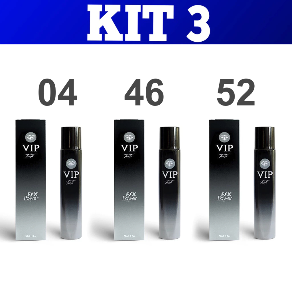 Kit 3 Perfume Masculino Touti Vip 04 52 e 46 (Mais Vendidos) | Shopee ...
