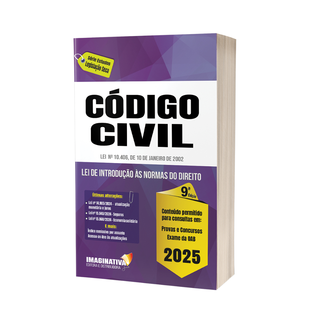 Código Civil 2025 - 9ª Edição | Shopee Brasil