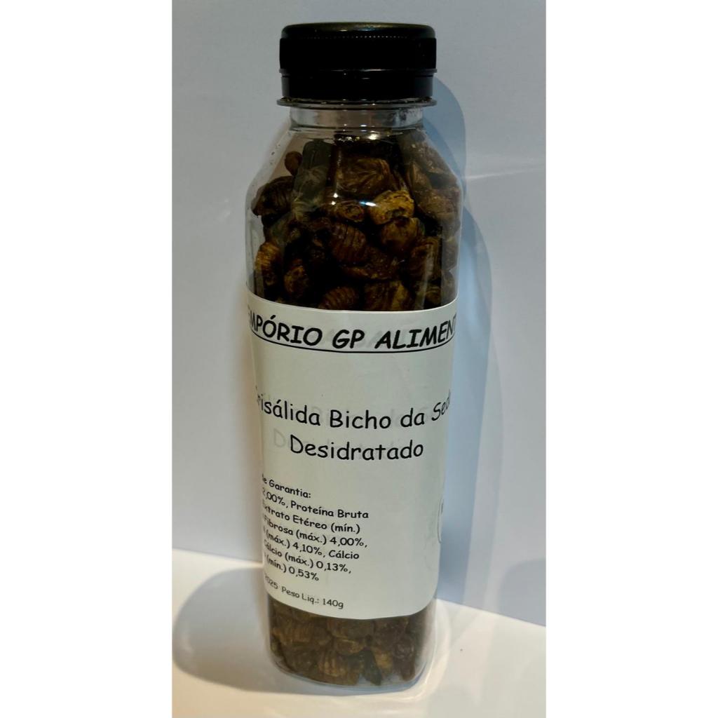 Crisálida Integral Desidratada Seca Garrafa 140g | Shopee Brasil