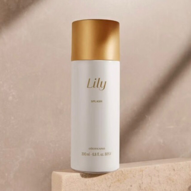 Body Splash Desodorante Colônia Lily Tradicional 200 ml Boticário ...
