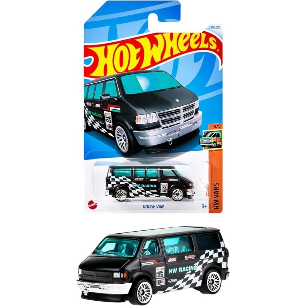 Hot Wheels Dodge Van Hw Vans 5/5 Carrinho Hot Wheels Van Mattel ...