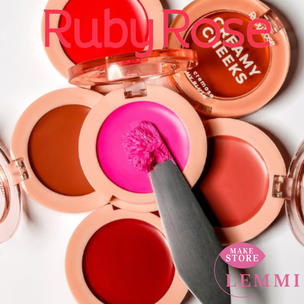 Lançamento Blush Creamy Cheeks - Ruby Rose | Shopee Brasil