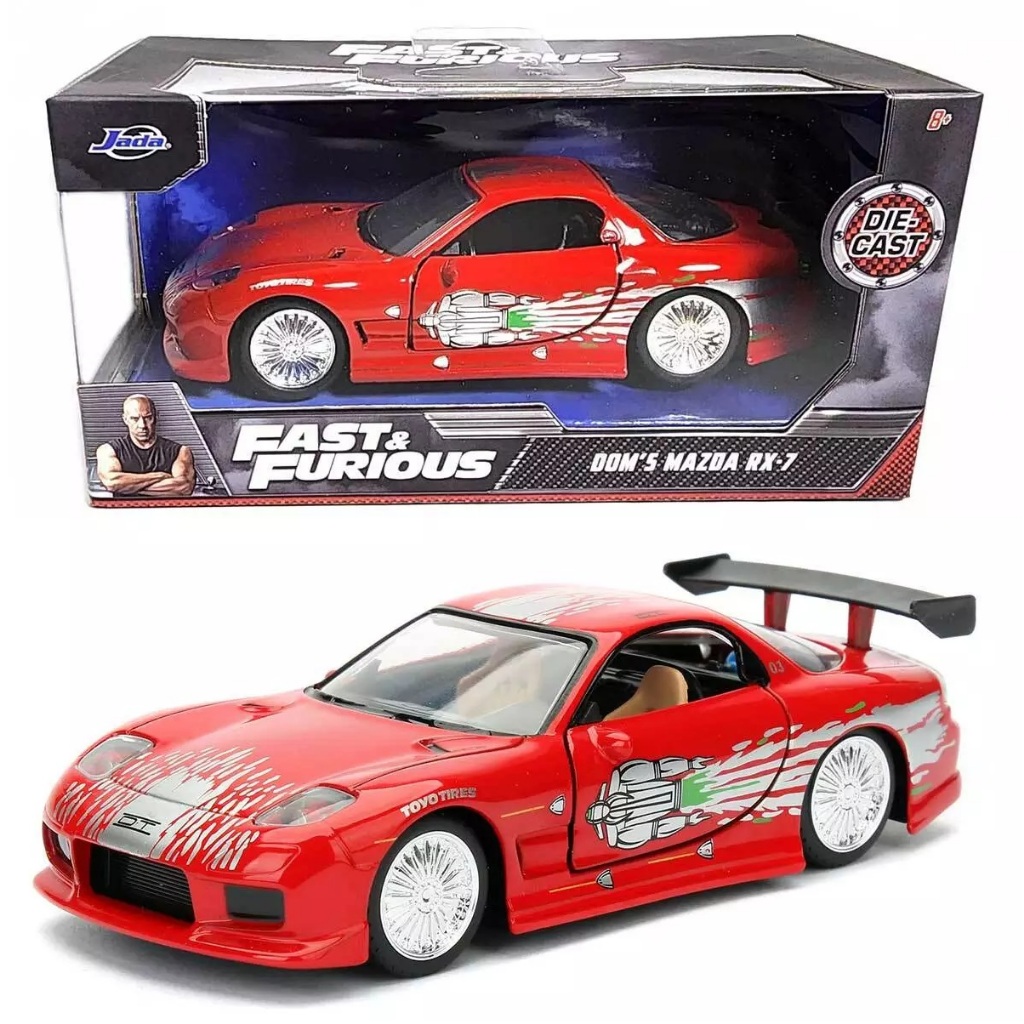 1/32 Jada Miniatura 1993 Mazda Rx-7 Dom Velozes E Furiosos | Shopee Brasil