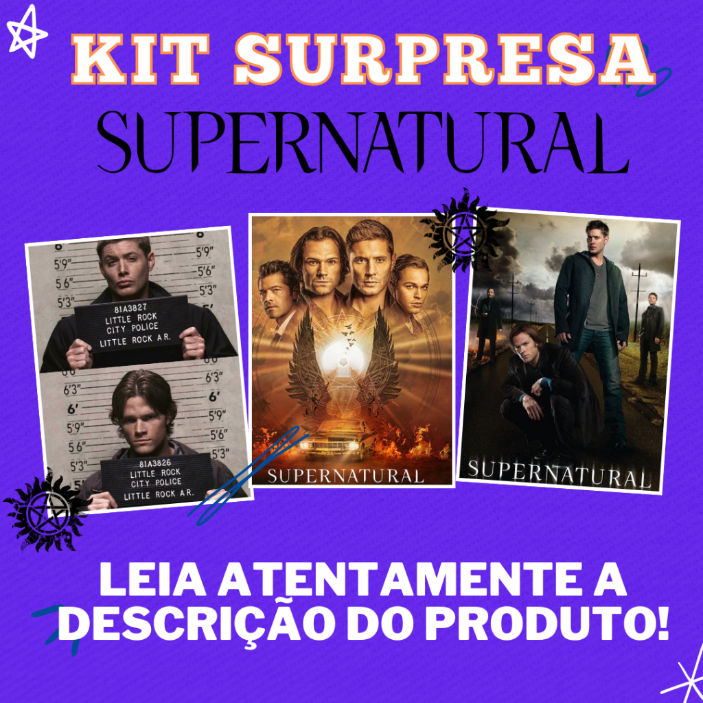 Kit Personalizado da Série Supernatural | Shopee Brasil