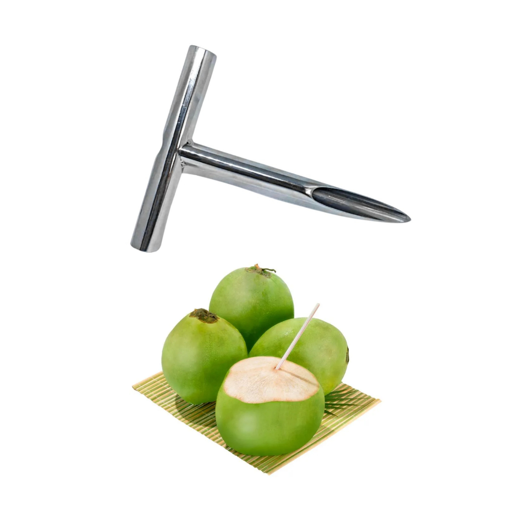 Abridor Furador De Coco Aço Inox Facil Utilização | Shopee Brasil